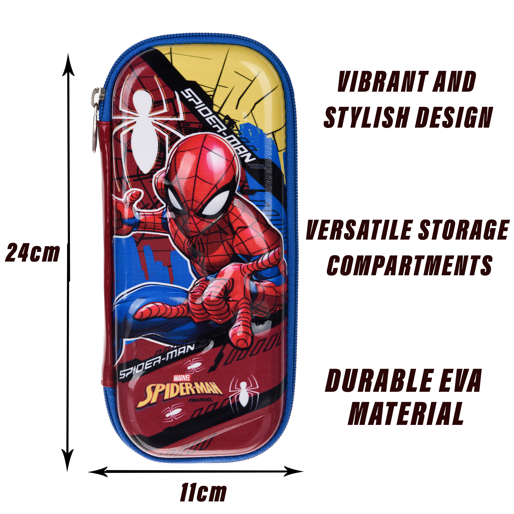 Kuber Industries Marvel Spider-Man Pencil Pouch | School Pencil Case ...